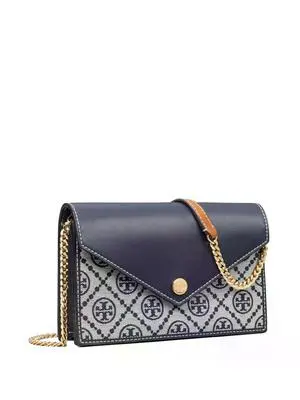 Tory Burch T-monogram Mini Crossbody Bag - Blue
