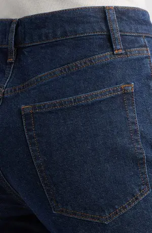FRAME The Ruler High-waist Straight-leg Jeans - Taboo