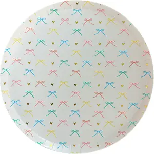 JOLLITY & CO Bows Dinner Plates - Assorted Pre-pack