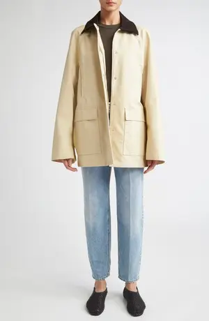 TOTEME County Waxed Organic Cotton Coat