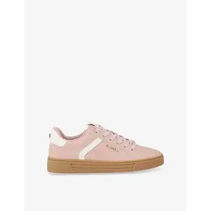 Women's Leather Gum Sole Sneakers