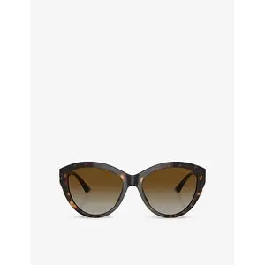 JIMMY CHOO Jc5007 Phantos-frame Sunglasses - Brown