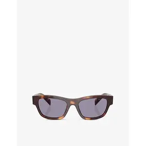 Prada Square-shape Acetate Sunglasses - Brown