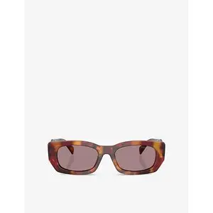 Prada B05s Square-shape Sunglasses - Brown