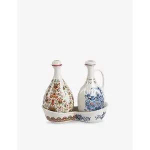 SELETTI Hybrid Thelme Porcelain Seasoning Set Of Two - One-color