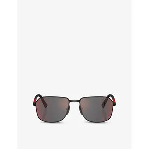 Prada Pr A51s Square-frame Sunglasses - Black