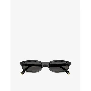 Miu Miu Mu A06s Oval Sunglasses - Black