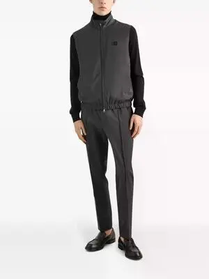 Dolce & Gabbana Logo-plaque Vest - Grey