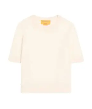 Guest In Residence Guest In Residence Cashmere Sweater Tee Natural
