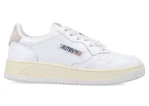 AUTRY Medalist Leather Low Top Sneakers - White/ivory