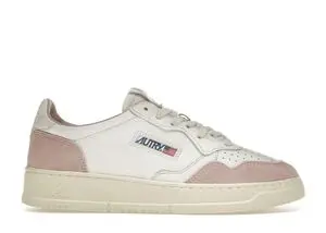 AUTRY Medalist Leather Low Sneakers - White/powder