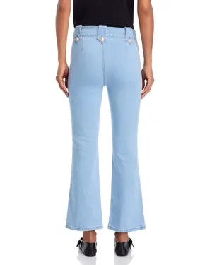 Derek Lam 10 Crosby Robertson Cropped Sailor Jeans