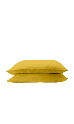 ETTITUDE Cleanbamboo Hemp Linen+ Duvet Cover - Honey