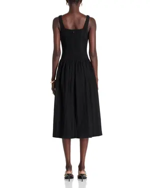 WAYF Eve Eyelet Midi Dress