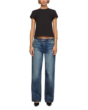 EB DENIM Low Rise Baggy Straight Jeans - Tommy