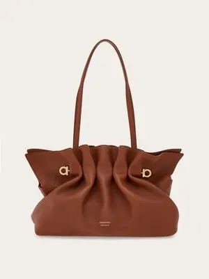 FERRAGAMO Ferragamo Soft Bag Brown