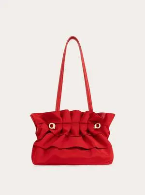 FERRAGAMO Soft Shoulder Bag - Red