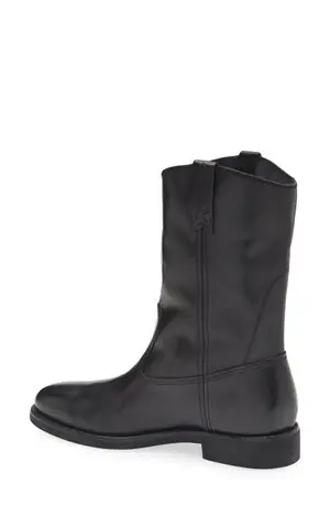 GOLDEN GOOSE Leather Biker Boots