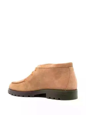 Santoni Suede Derby Shoes