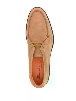 Santoni Suede Derby Shoes