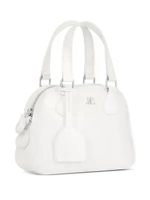 COURREGES Mini Ac Stud Tote Bag - White