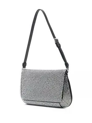 Amina Muaddi Mini Ami Crystal Shoulder Bag