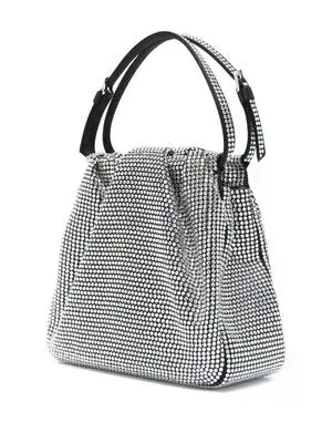 Amina Muaddi Vittoria Mini Bag - Black
