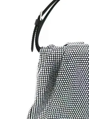Amina Muaddi Vittoria Mini Bag - Black