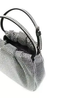 Amina Muaddi Vittoria Mini Bag - Black