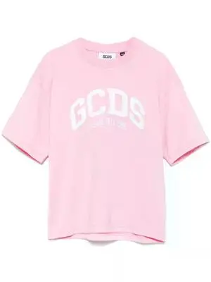 Gcds Lounge-logo T-shirt - Pink