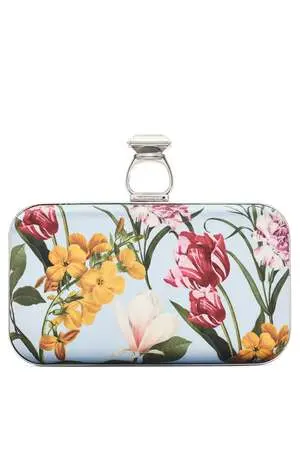 Sachin & Babi Sachin & Babi ON THE ROCKS Convertible Clutch Glacial Blue Blossoms