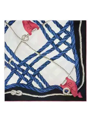 Burberry Knot-check Silk Scarf
