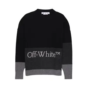 Off-white Medium Knit Sweaters For Men