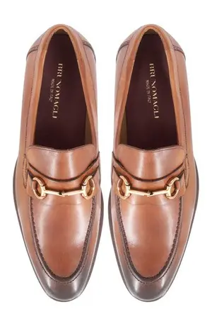 Bruno Magli Alessandro Bit Loafer - Brown Leather