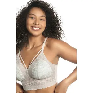 Parfait Mia Lace Wire-free Lace Bralette - Sandstone