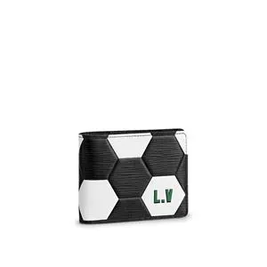 LOUIS VUITTON Slender Wallet Hexagonal Fifa World Cup Noir