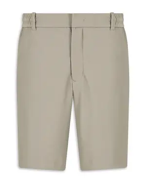 Emporio Armani Regular Fit Stretch Bermuda Shorts - Tan