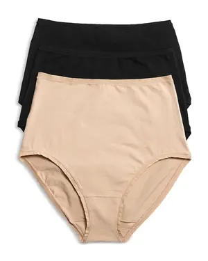 Natori Bliss Bare High Waisted Brief Black/black/cafe
