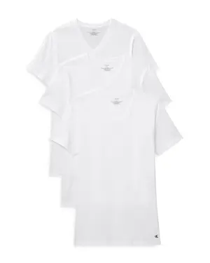 Calvin Klein Cotton Classics V Neck Tees, Pack Of 3 - White