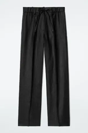 Cos Linen Drawstring Pants