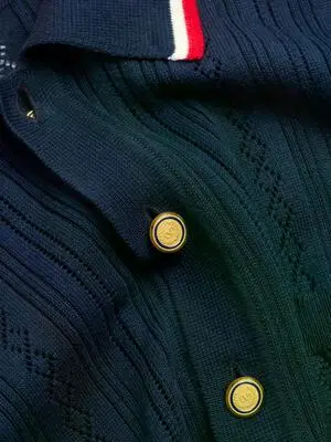 Valentino Garavani Navy Polo Shirt - Blue