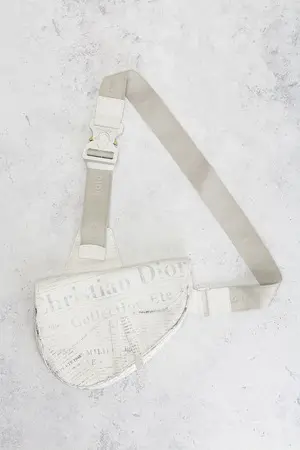 Dior Newspaper Saddle Bag