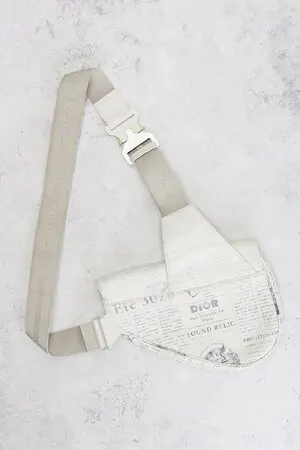 Dior Newspaper Saddle Bag
