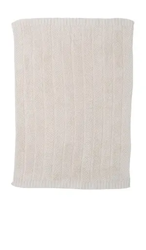 Barefoot Dreams Bamboo Cozychic Herringbone Blanket