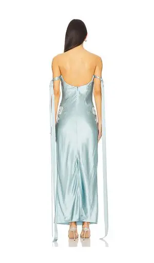 Alejandra Alonso Rojas V-neck Corset Dress