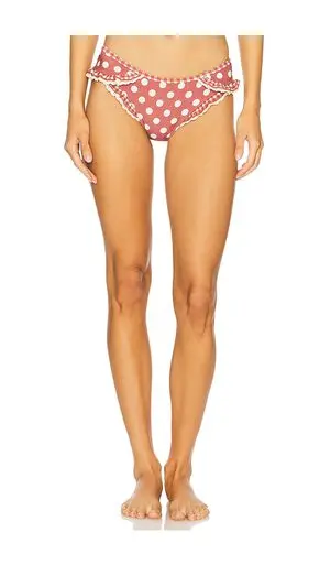 For Love & Lemons Denim Dot Bikini Bottom