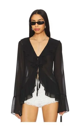 More To Come Sheer Blouses