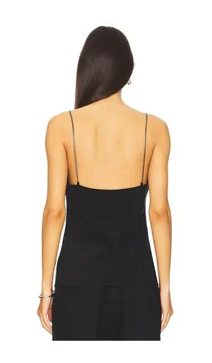 ST. AGNI Fine Chain Silk Cami Top