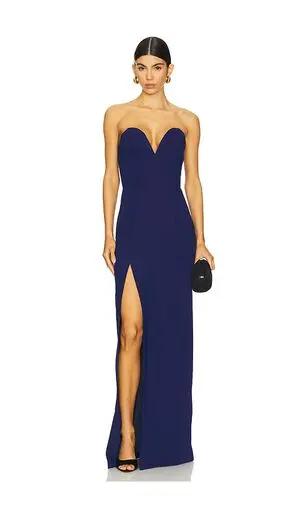 Amanda Uprichard X Revolve Cherri Gown - Navy