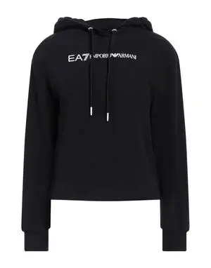 EA7 Hooded Sweatshirt - Black